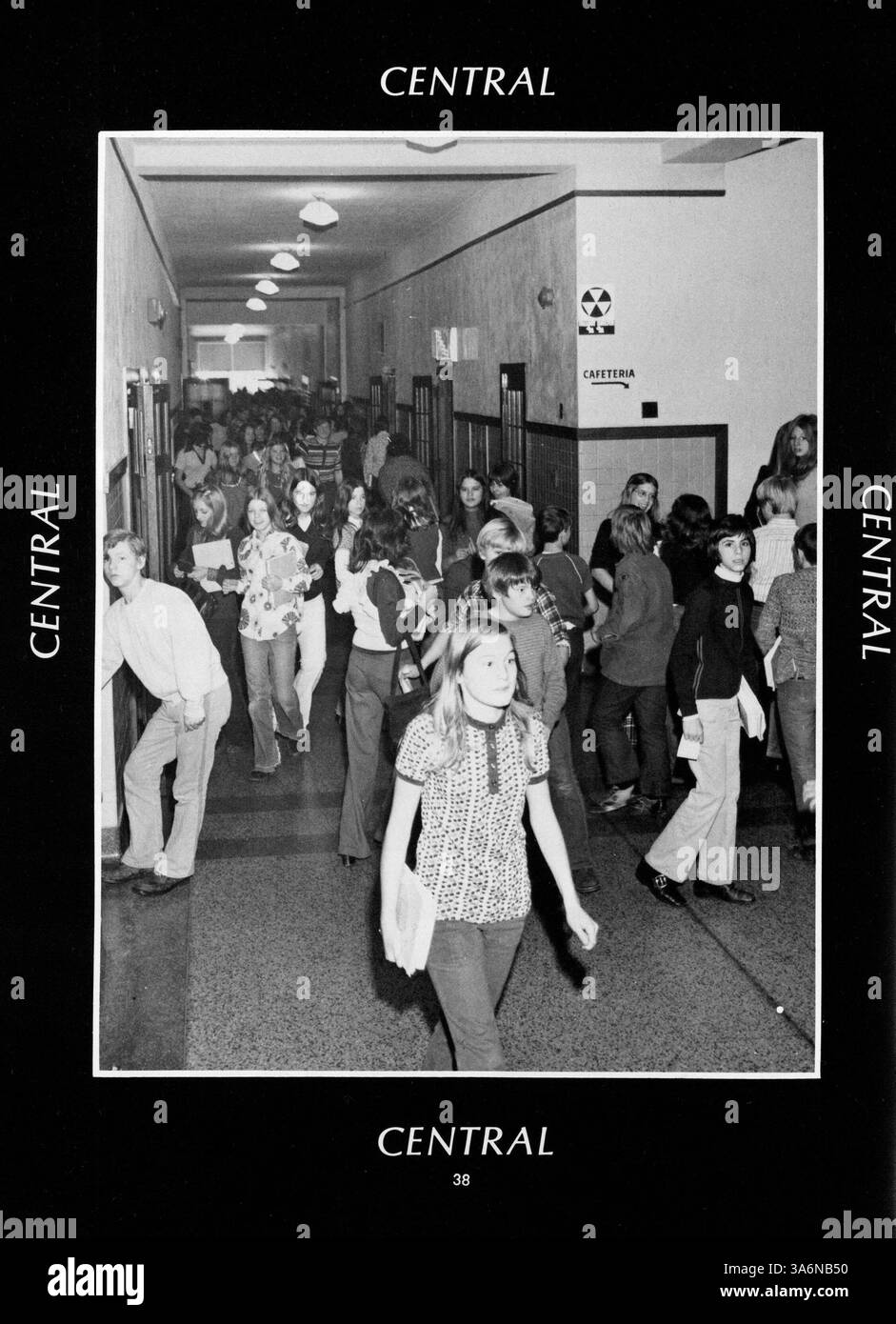 The 1973 yearbook for Central Junior High captures events from the 1972 ...