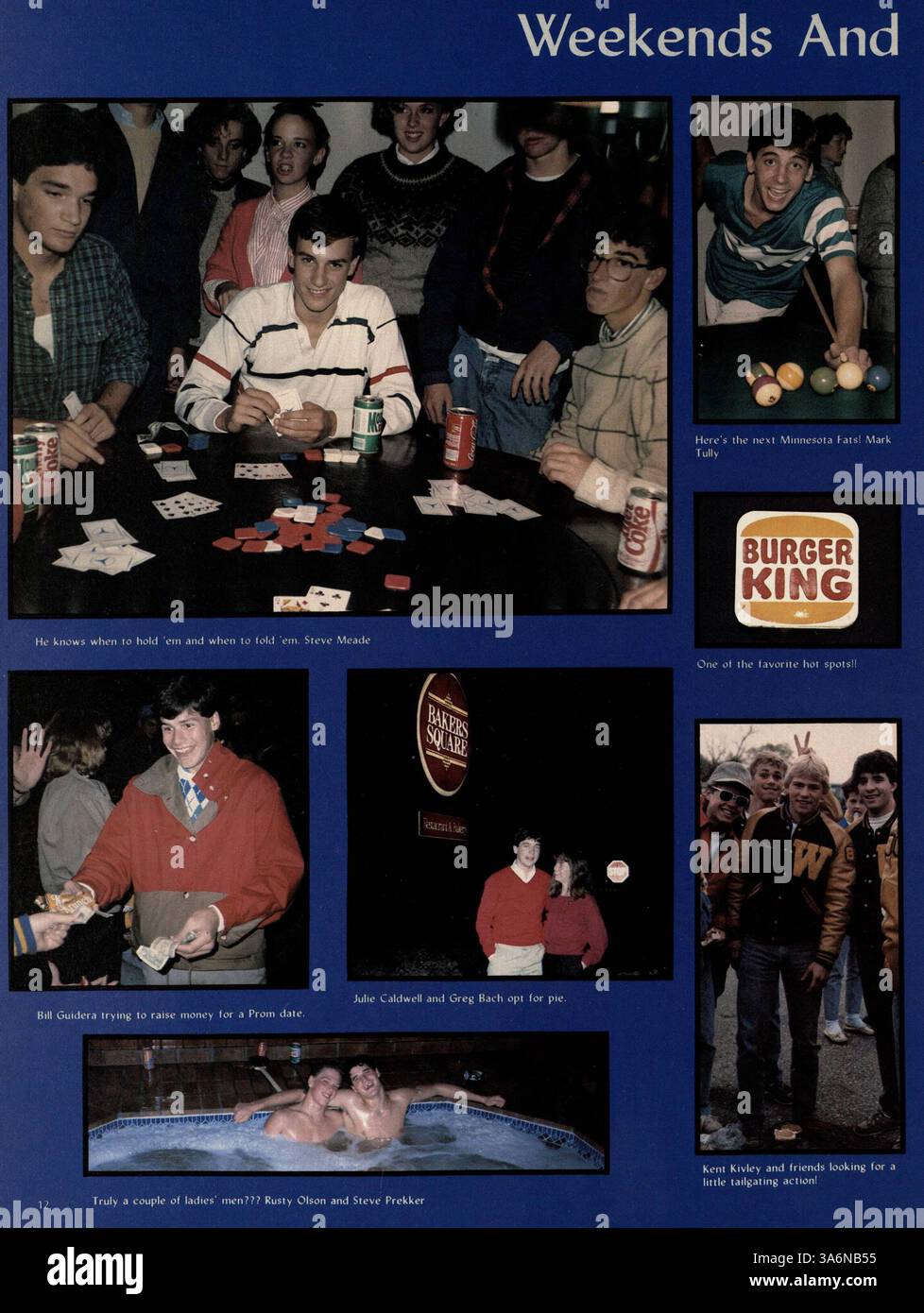 The 1986 Wayzata High School yearbook, Wayako, highlights the students ...