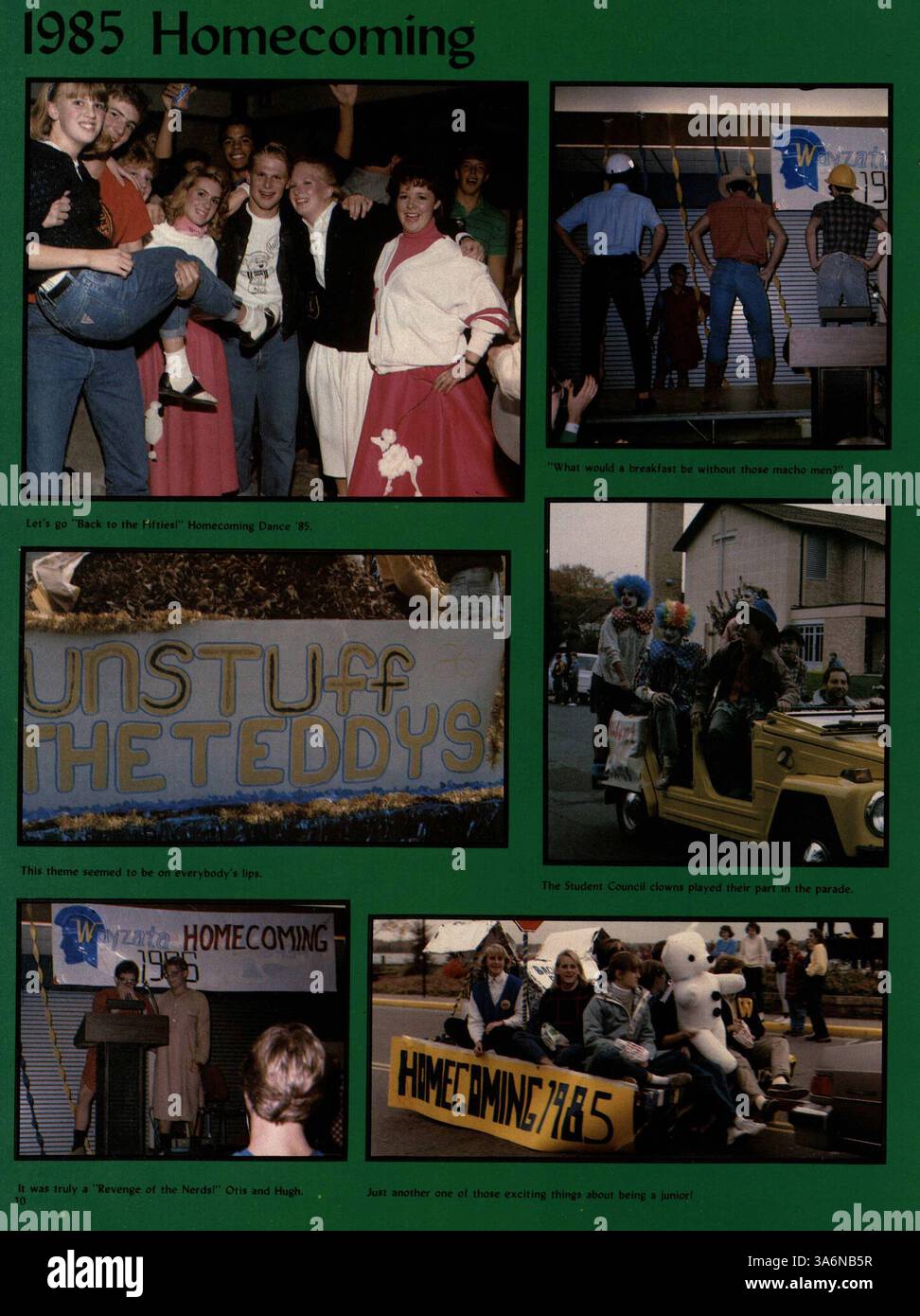 The 1986 Wayzata High School yearbook captures significant events and ...