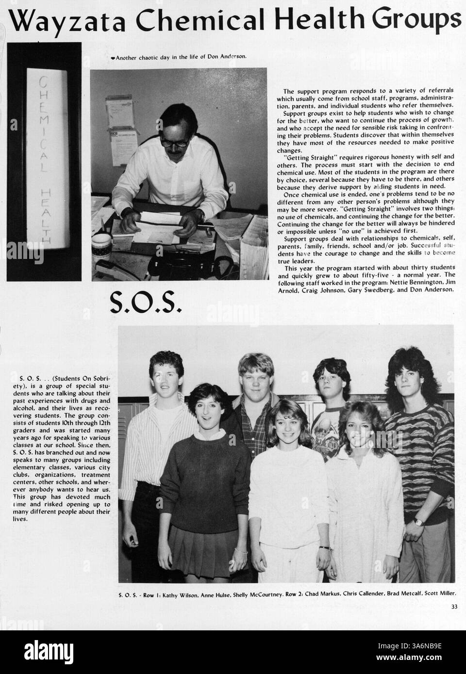 The 1986 Wayzata High School yearbook, Wayako, offers a detailed ...