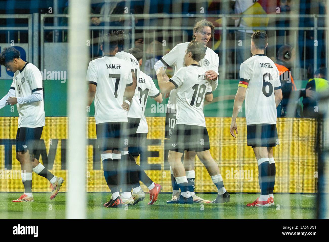 Jubel nach dem Tor durch Nick Woltemade (Deutschland U21, 10). Freundschaftsspiel, Deutschland ...