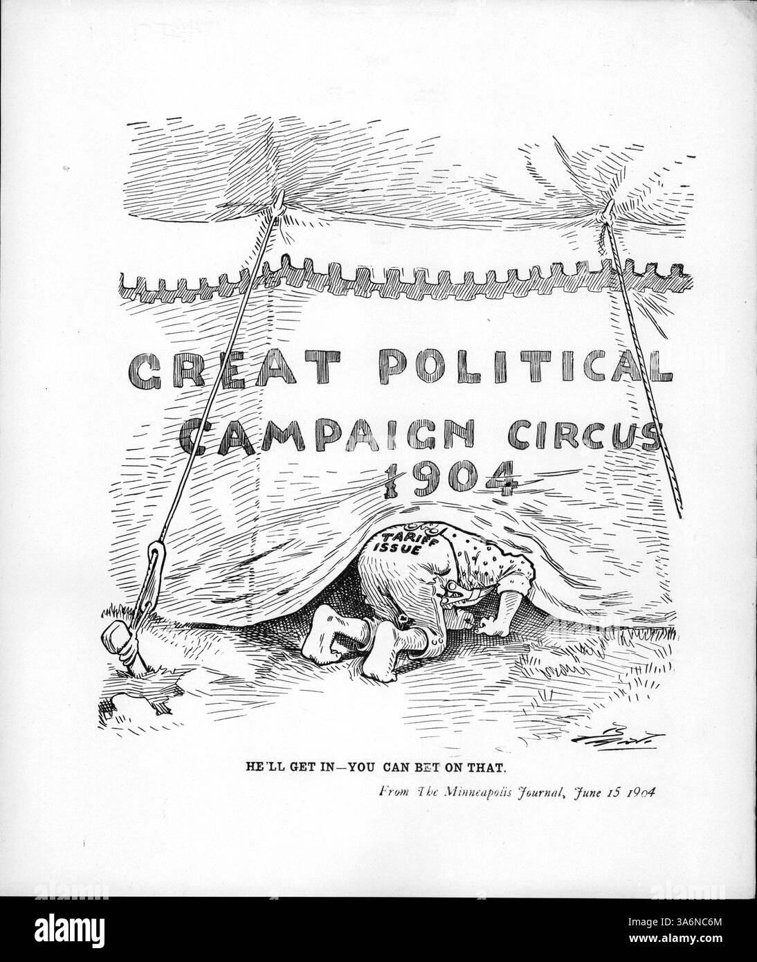 The 1904 political campaign saw the Tariff Issue emerge as a major ...