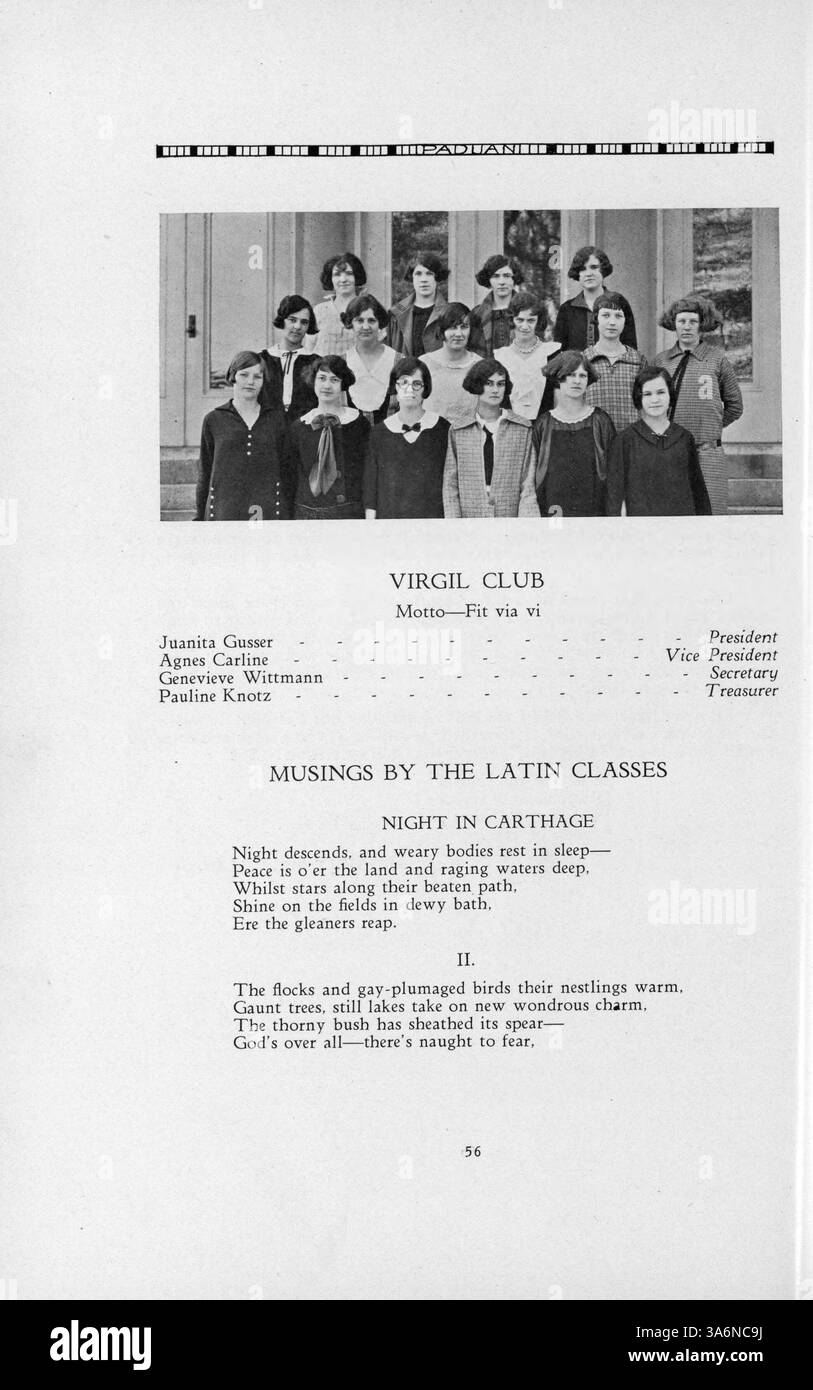 The 1925 Paduan Yearbook from St. Anthony High School captures a ...