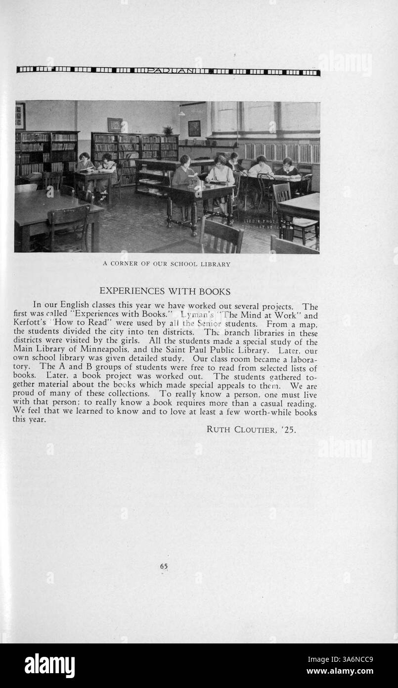 The 1925 Paduan Yearbook from St. Anthony High School highlights ...