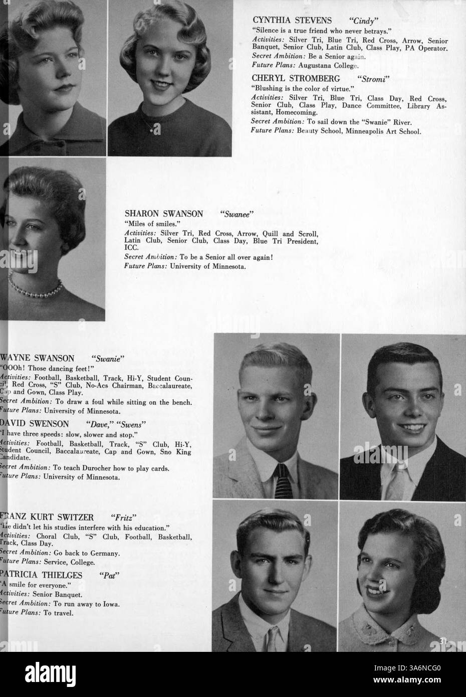 Yearbook from southwest high school documents important school events ...