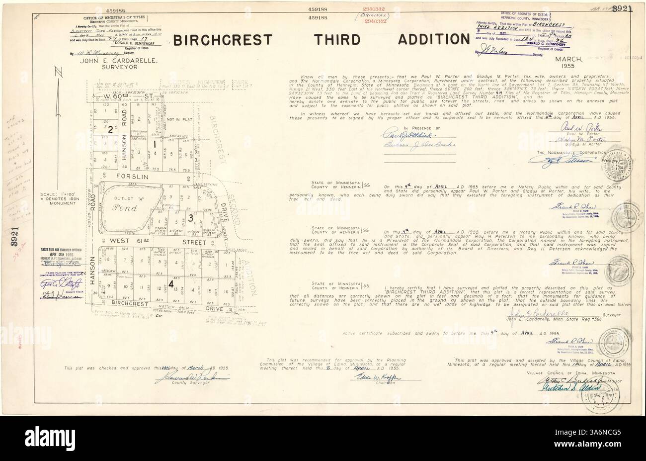 Birchcrest Third Addition is a residential development in Minneapolis ...