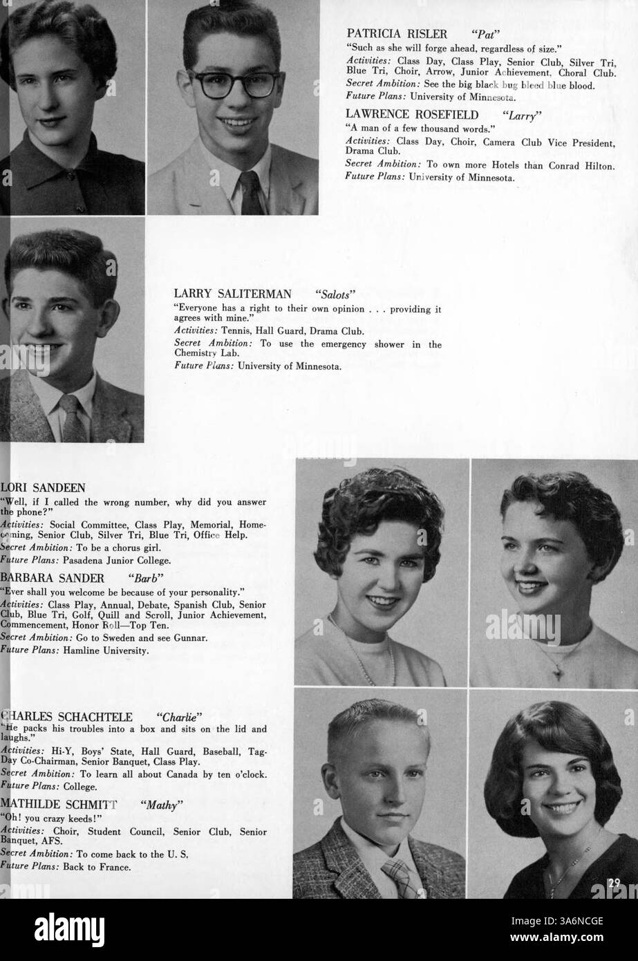 The 1959 'Wagistanian' yearbook from Southwest High School features ...