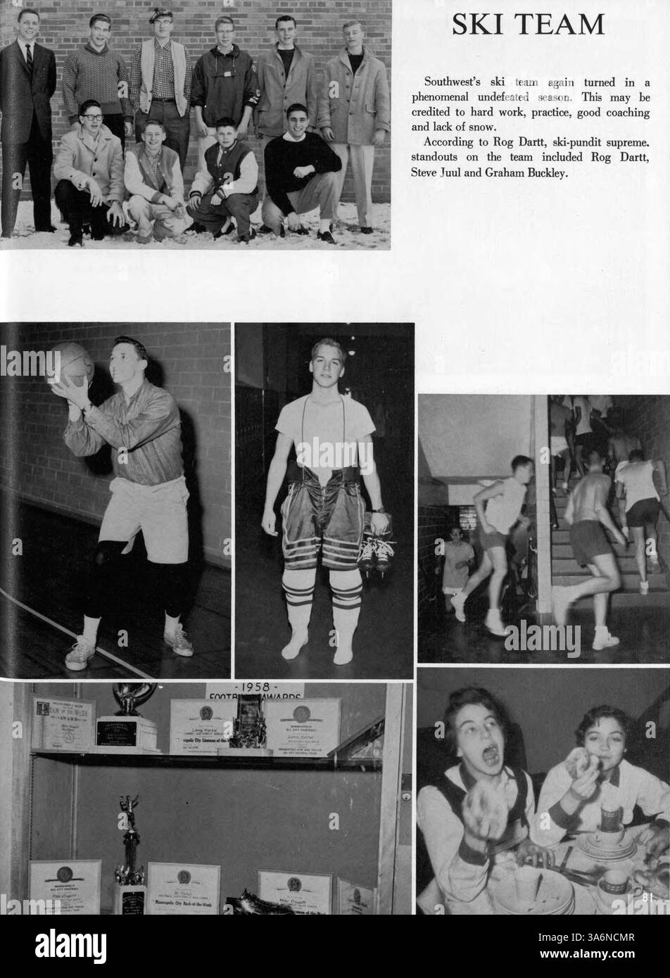The 1959 'Wagistanian' yearbook from Southwest High School includes ...