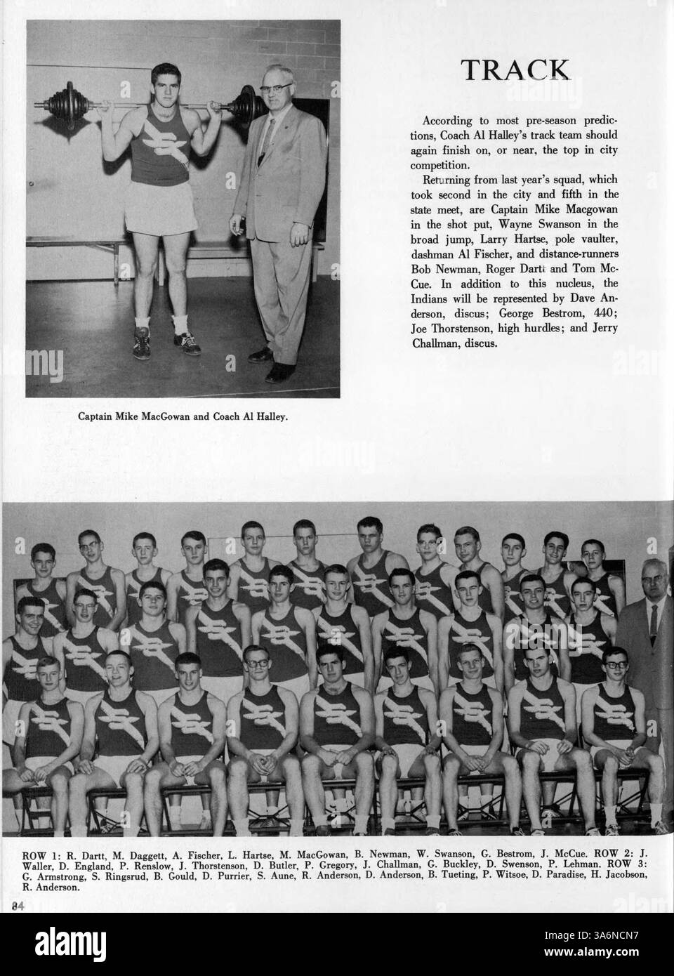 The 1959 'Wagistanian' yearbook from Southwest High School documents ...