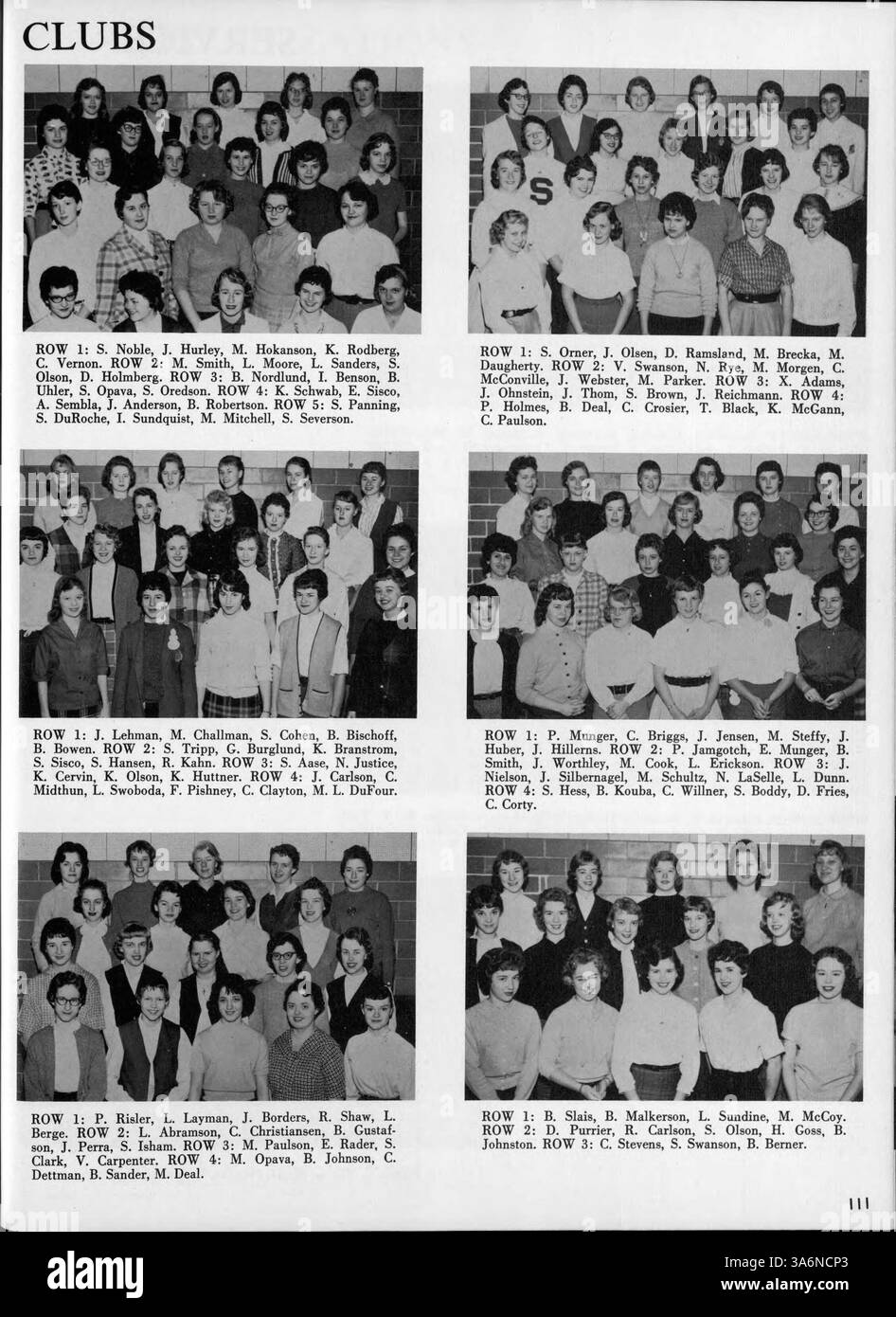 Is a detailed yearbook documenting student portraits hi-res stock ...