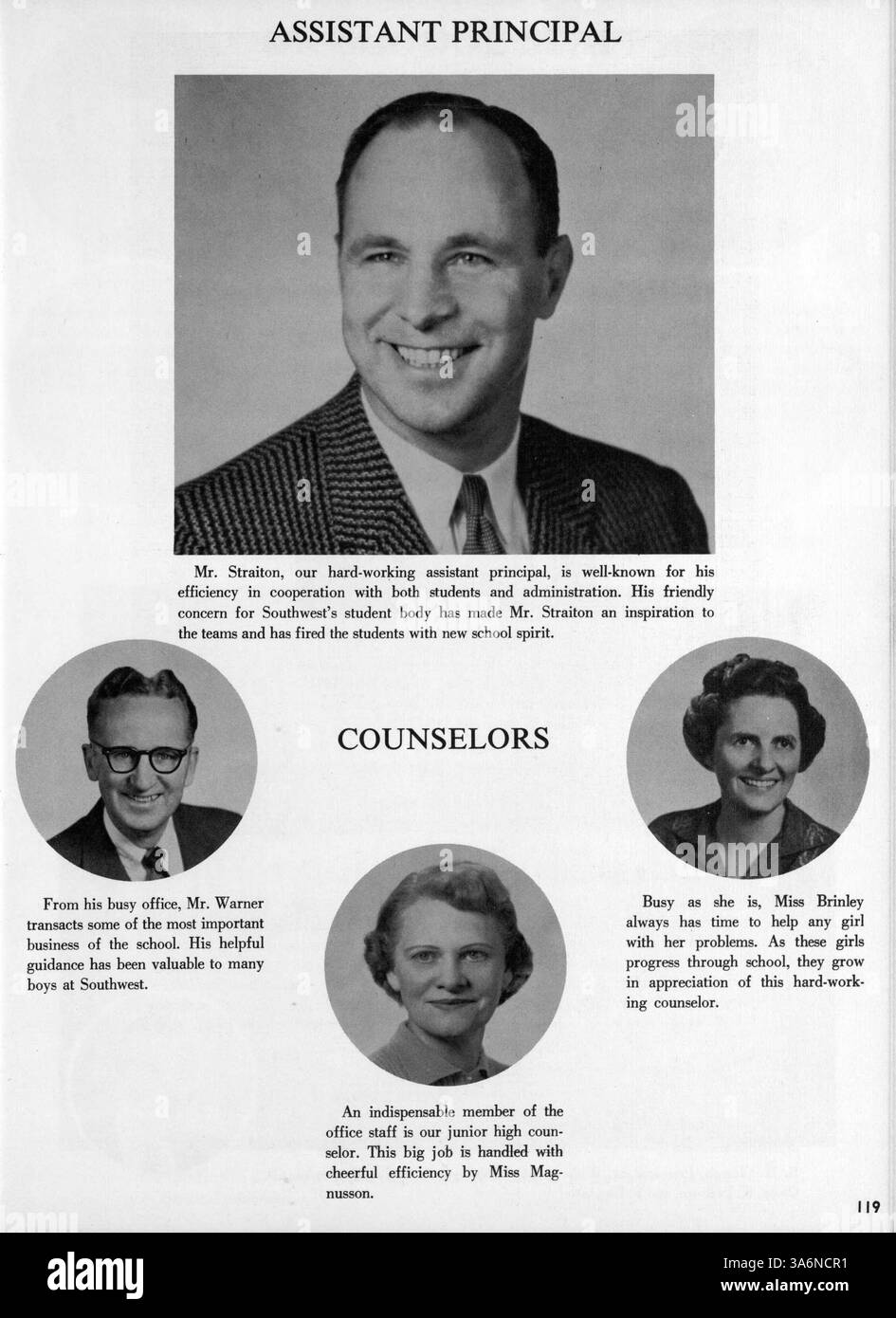 Major events from the 1958 1959 school year hi-res stock photography ...