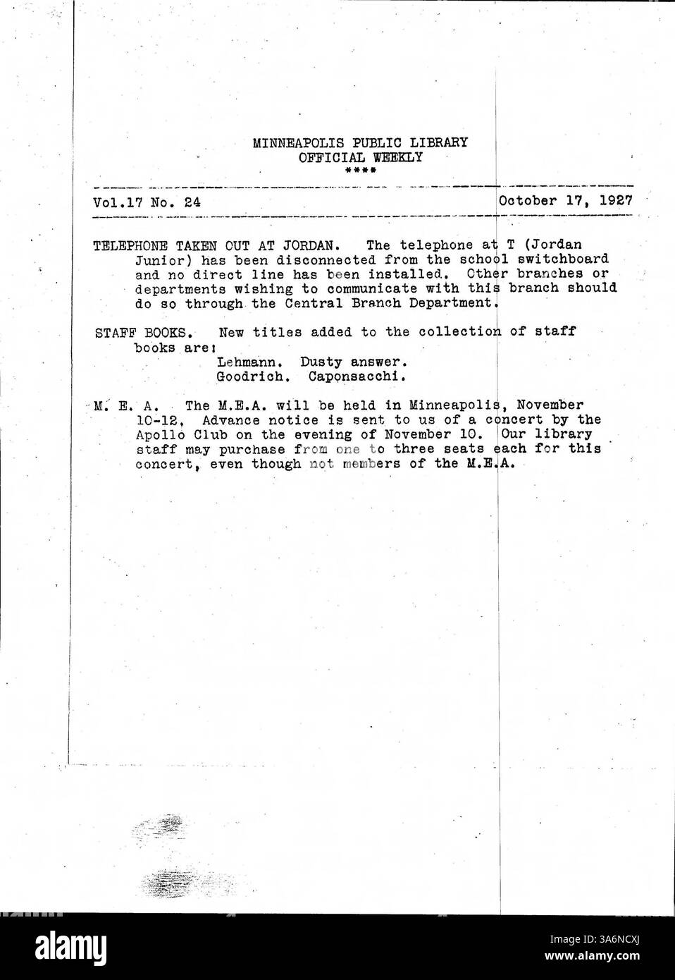 The 1927 minneapolis public library official bulletin kept emplo hi-res ...