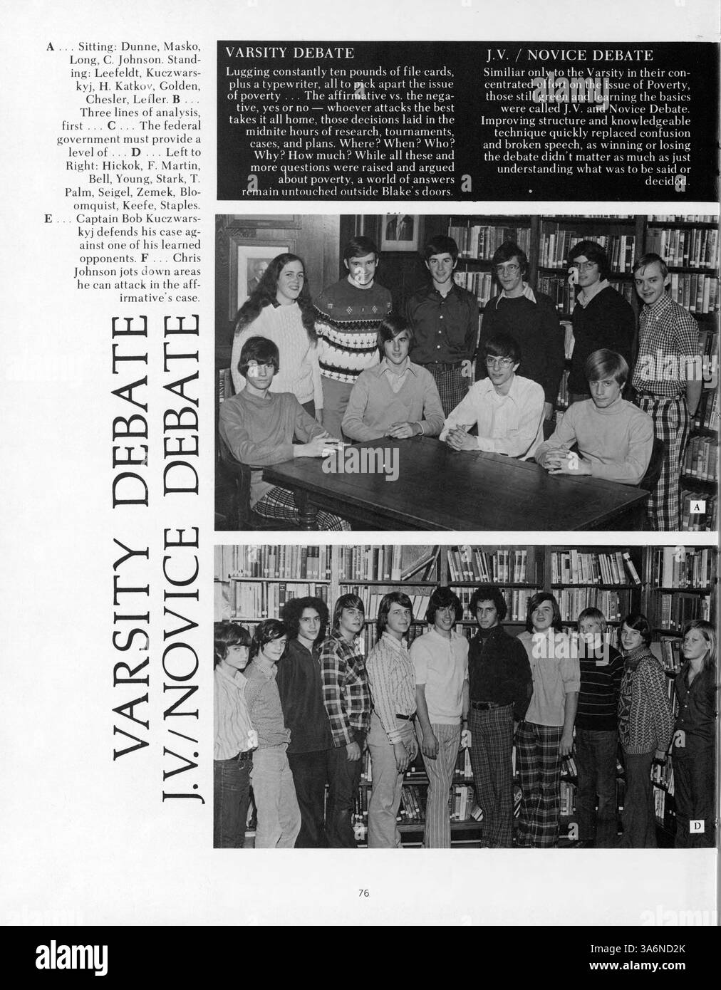 This 1974 Blake Yearbook commemorates the 1973-1974 academic year ...