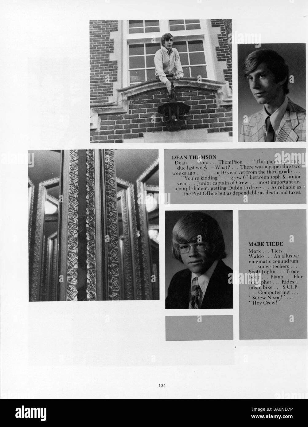 This 1974 yearbook from Blake School captures key moments of the 1973 ...