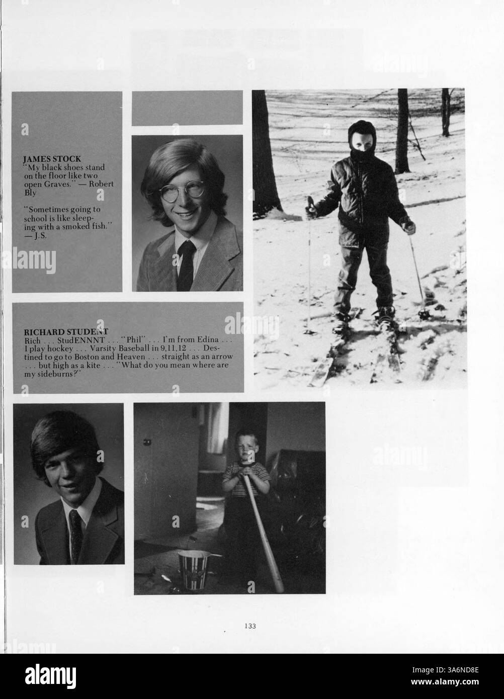 The 1974 Blake Yearbook highlights the integration of African American ...