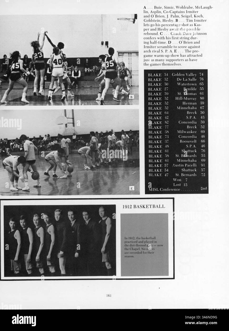 This 1974 yearbook from Blake School captures the major events of the ...