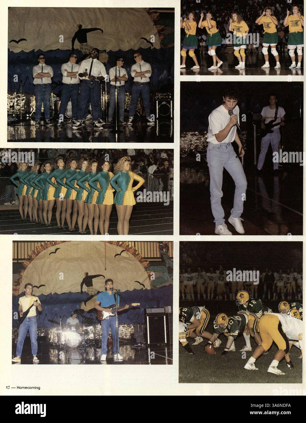 The 1988 park center high yearbook documents the students hi-res stock ...