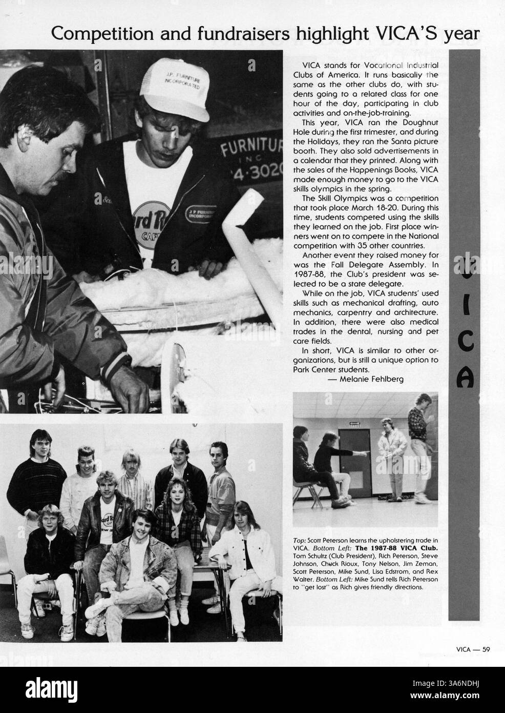 This high school yearbook from 1988 highlights the achievements and ...