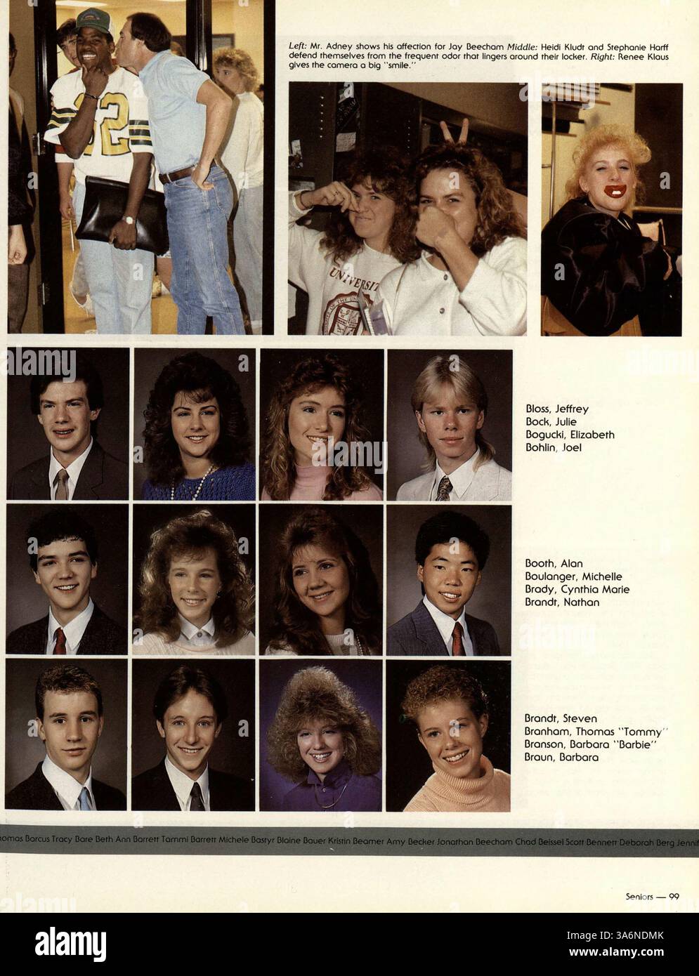 Highlights the people and events of the 1987 1988 school year hi-res ...