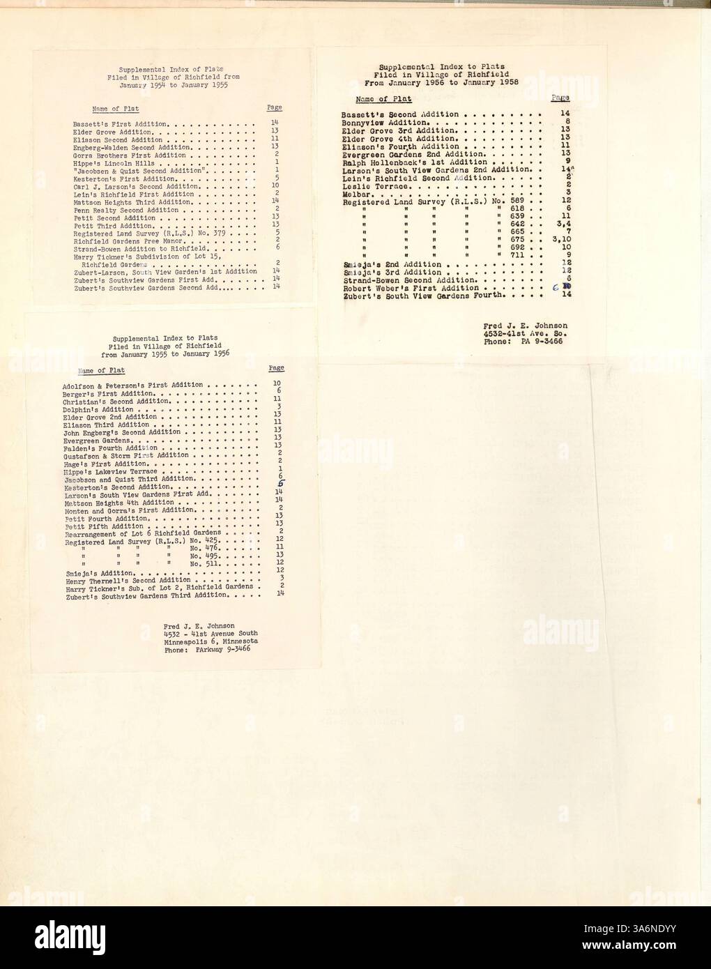 This map set of Richfield, Minnesota, compiled from 1952 records ...