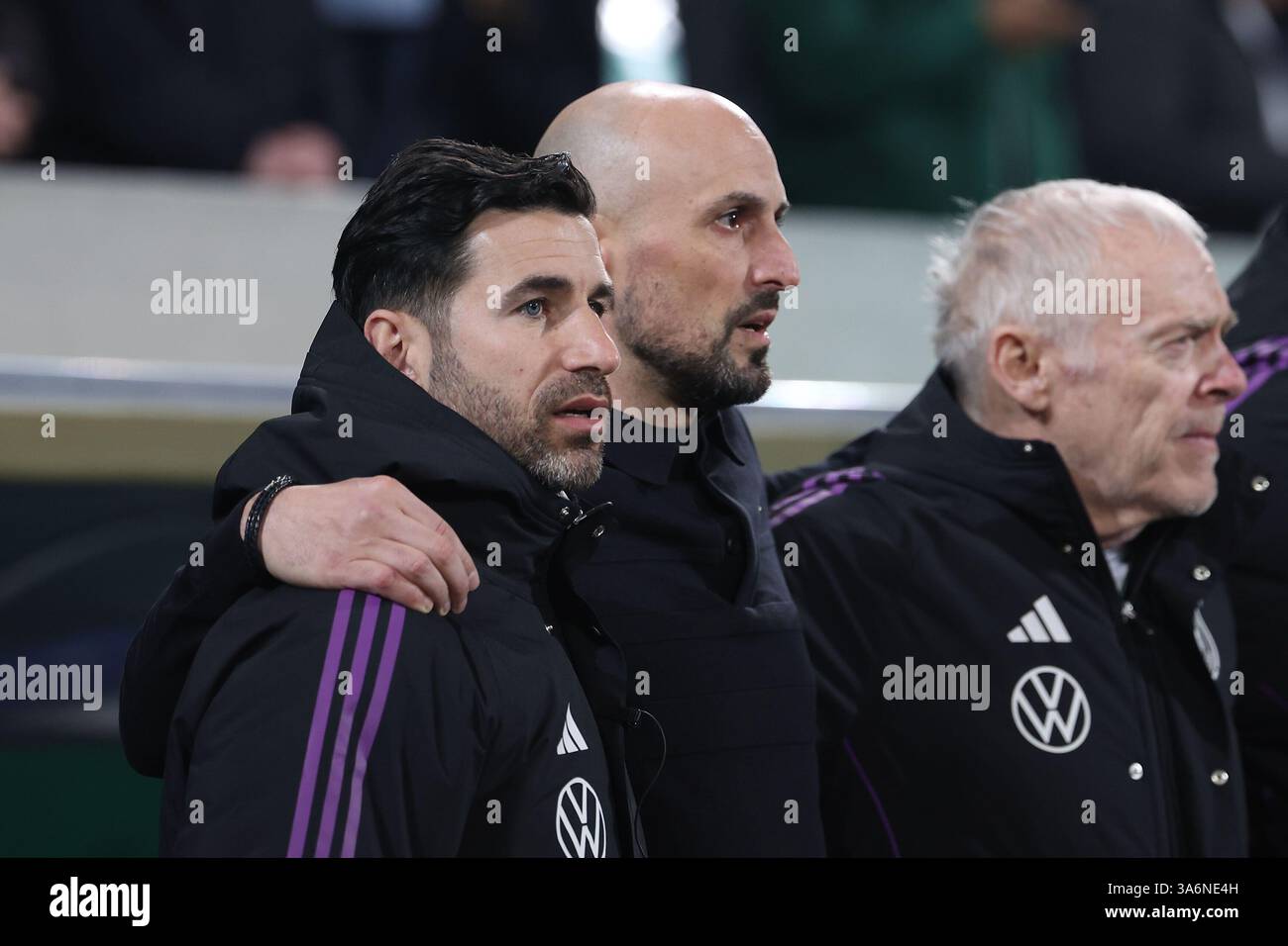 2025.03.25 U21-Länderspiel Deutschland - Spanien v.l., co-Trainer Ovid ...