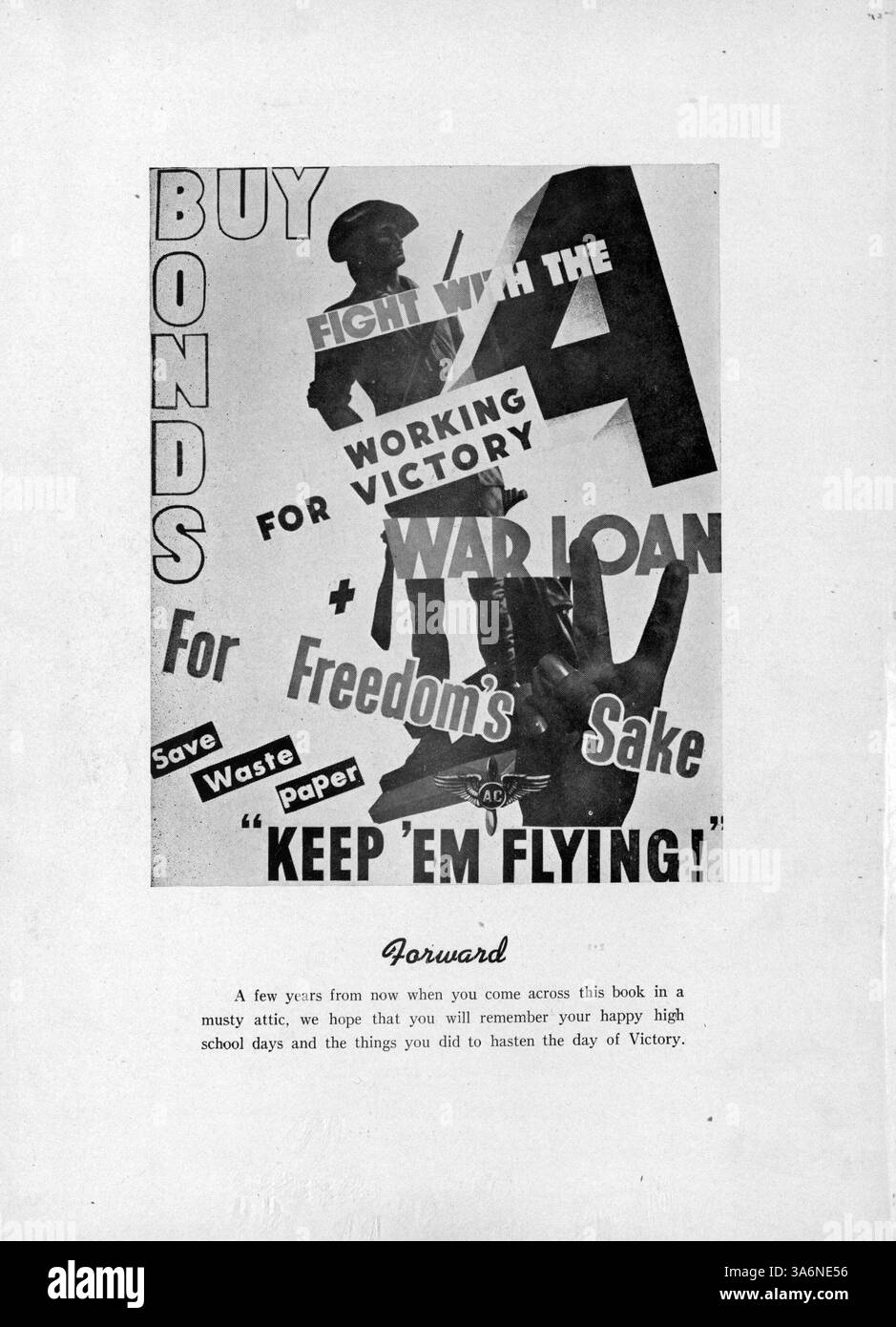 The 1944 'Echowan' yearbook from St. Louis Park High School documents ...