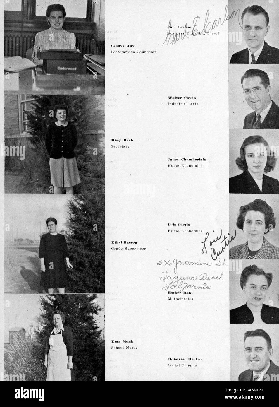 The 1944 'Echowan' yearbook documents the 1943-1944 school year at St ...