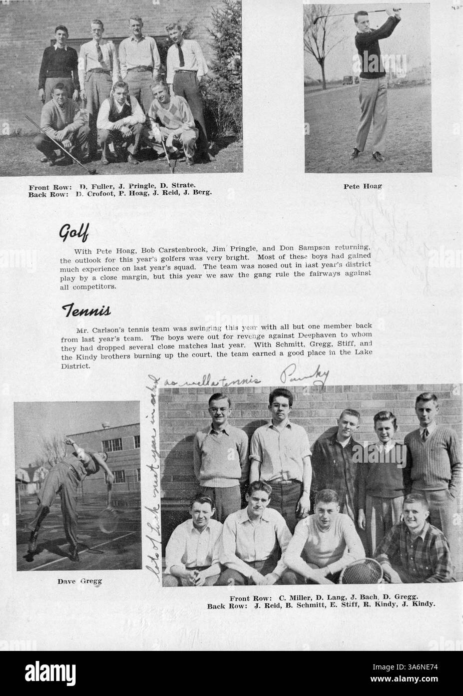 The 'Echowan' yearbook from St. Louis Park High School (1944) provides ...