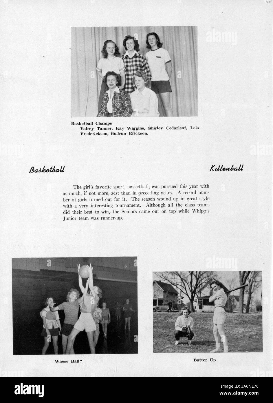 This 1944 edition of the 'Echowan' yearbook from St. Louis Park High ...