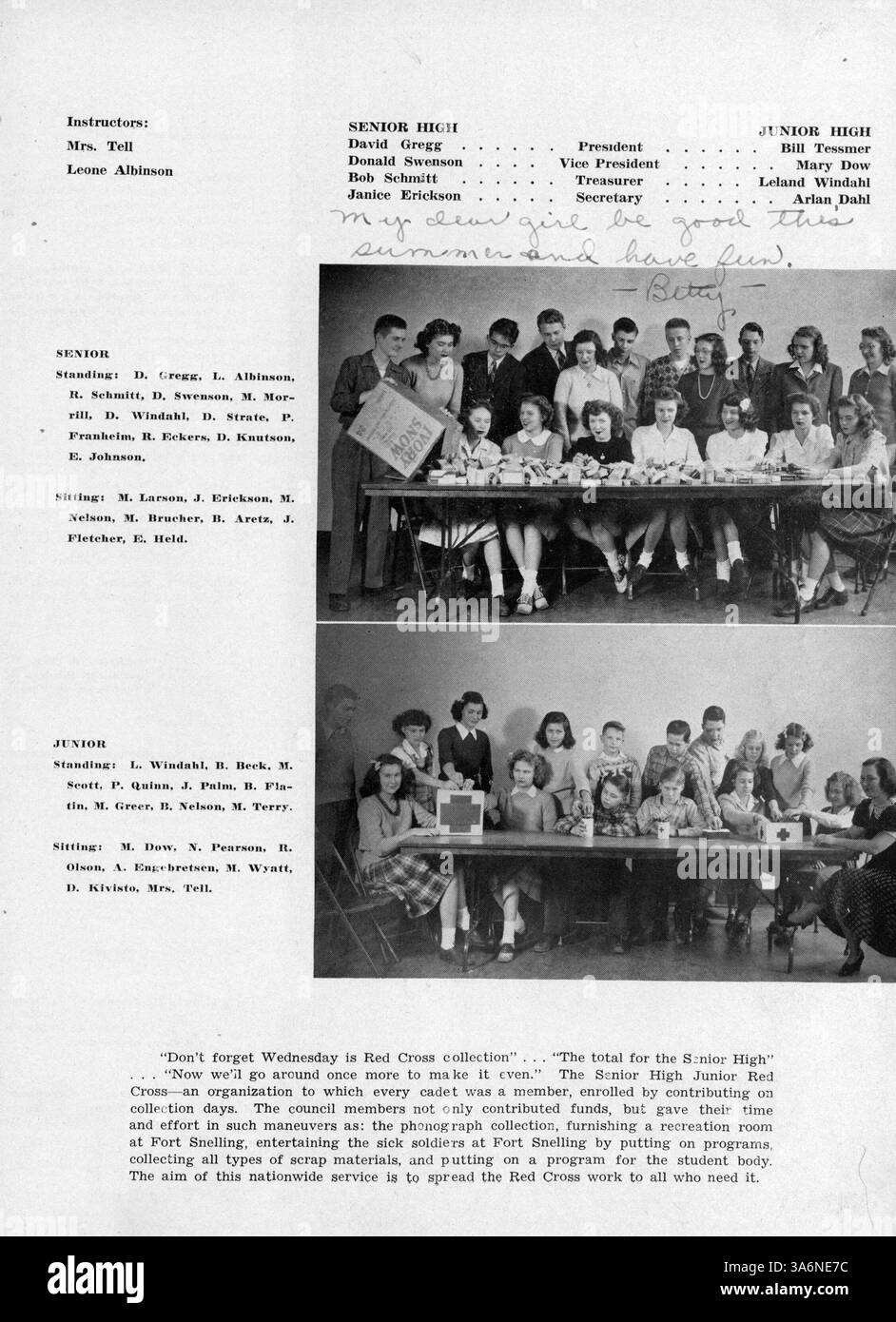 The 1944 edition of 'Echowan' yearbook from St. Louis Park High School ...