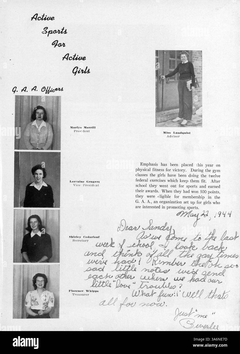 The 1944 'Echowan' yearbook from St. Louis Park High School highlights ...