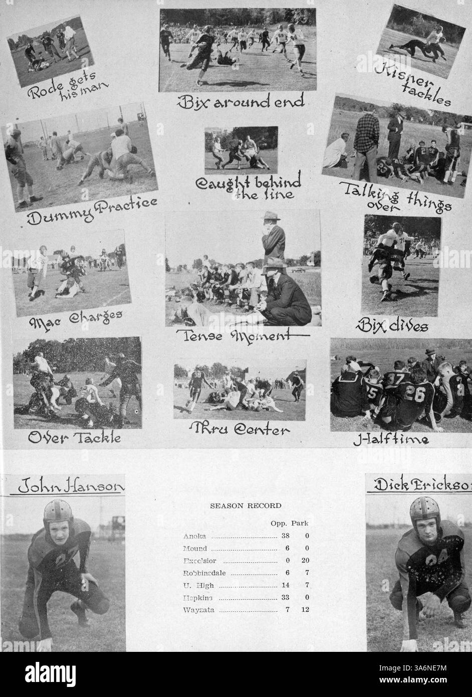 The 1944 'Echowan' yearbook from St. Louis Park High School presents a ...
