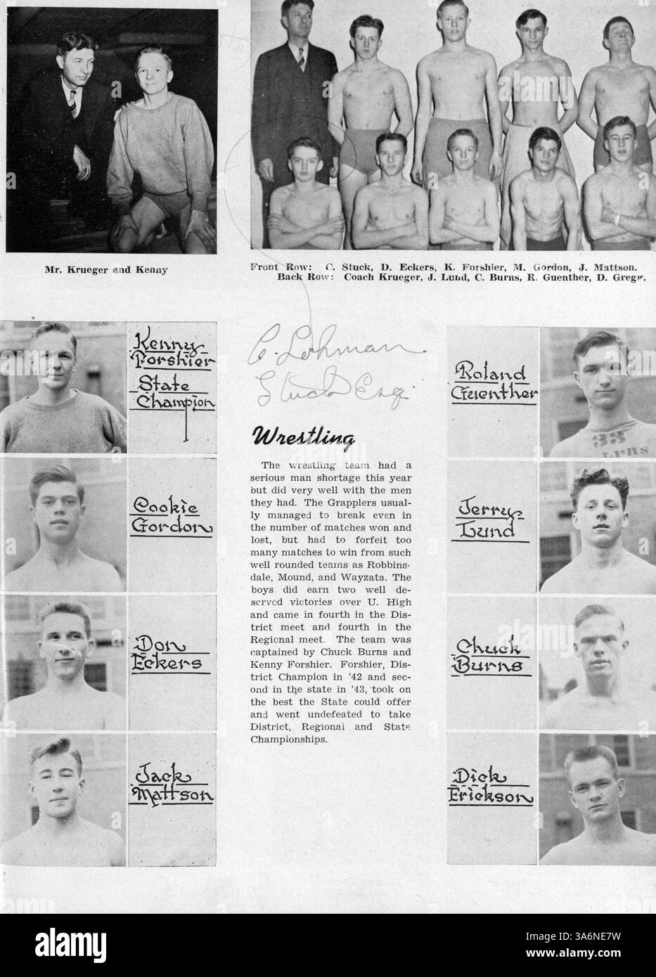This yearbook from St. Louis Park High School (1944) provides a ...