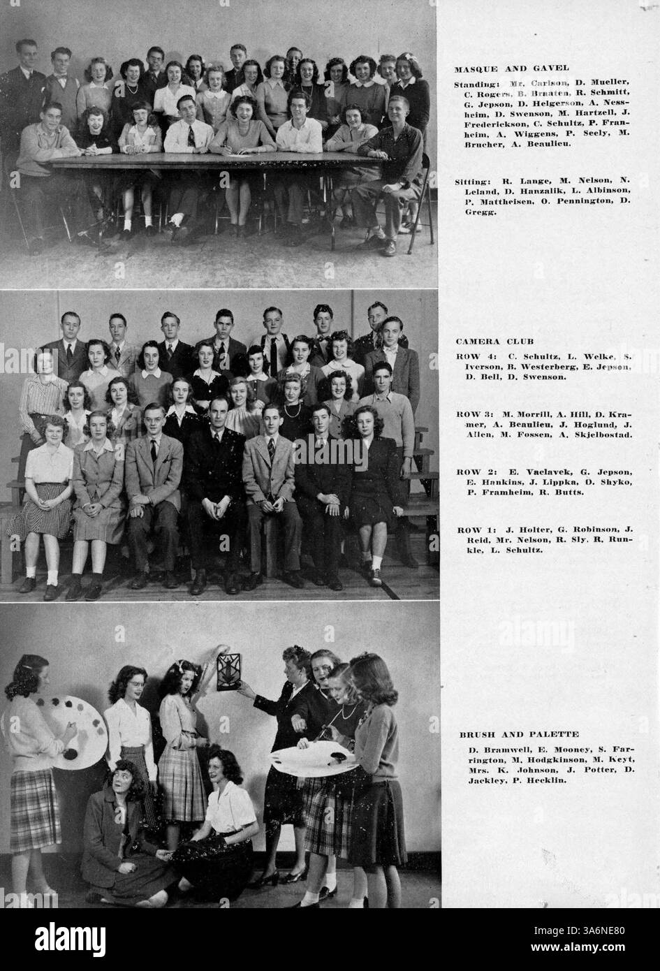 This 1944 'Echowan' yearbook from St. Louis Park High School documents ...