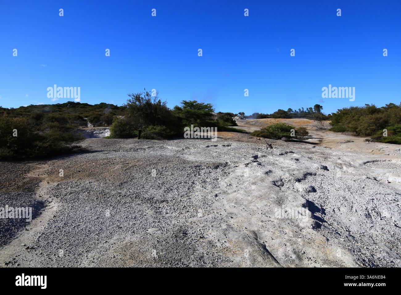 Waiotapu is an active geothermal area at the southern end of the ...