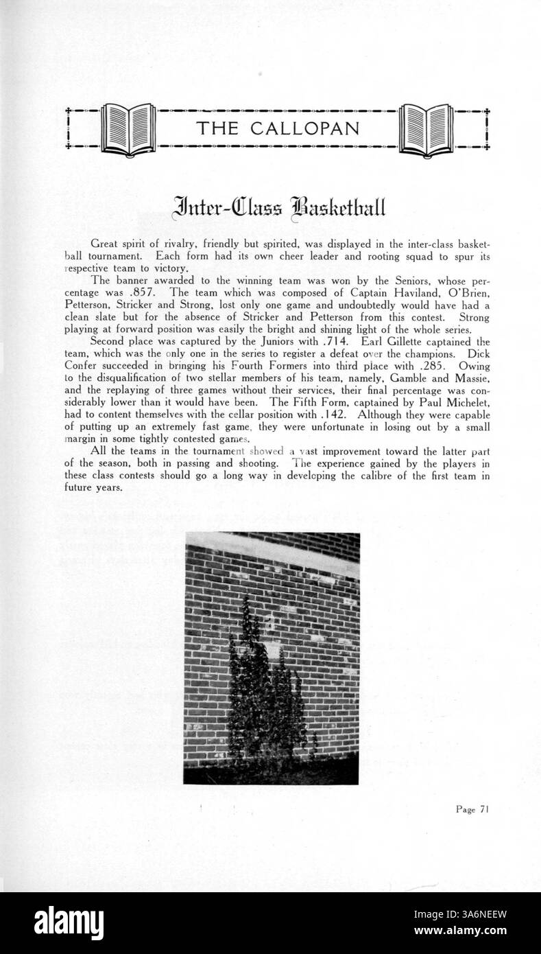 Blake School's 1916 'Callopan' yearbook provides a snapshot of the 1915-1916 school year ...