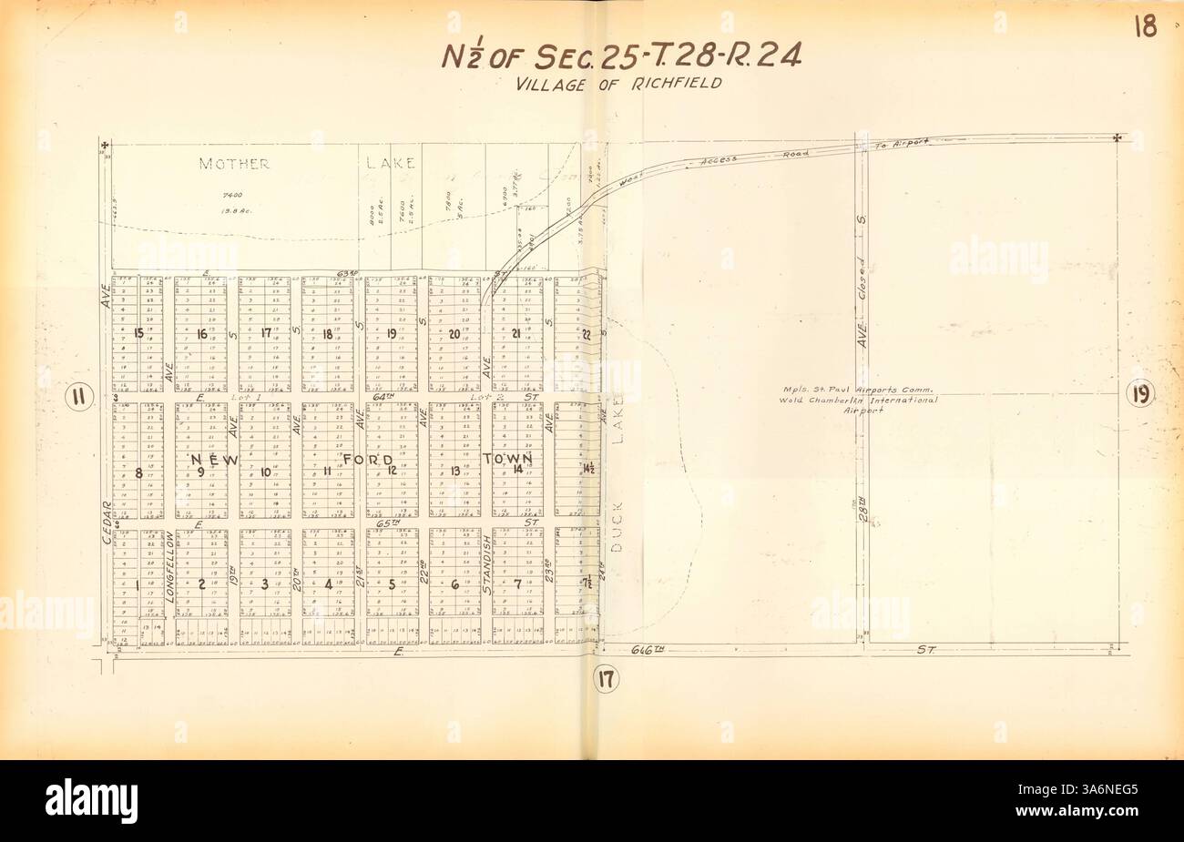 This comprehensive 1952 Richfield atlas includes property ownership ...