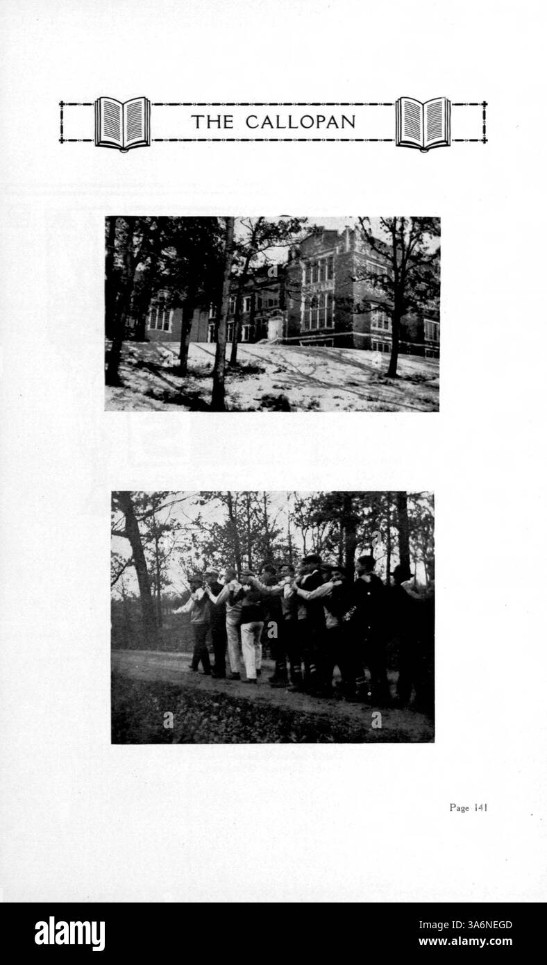 This 1916 edition of the Blake School yearbook, 'The Callopan', documents the student body ...