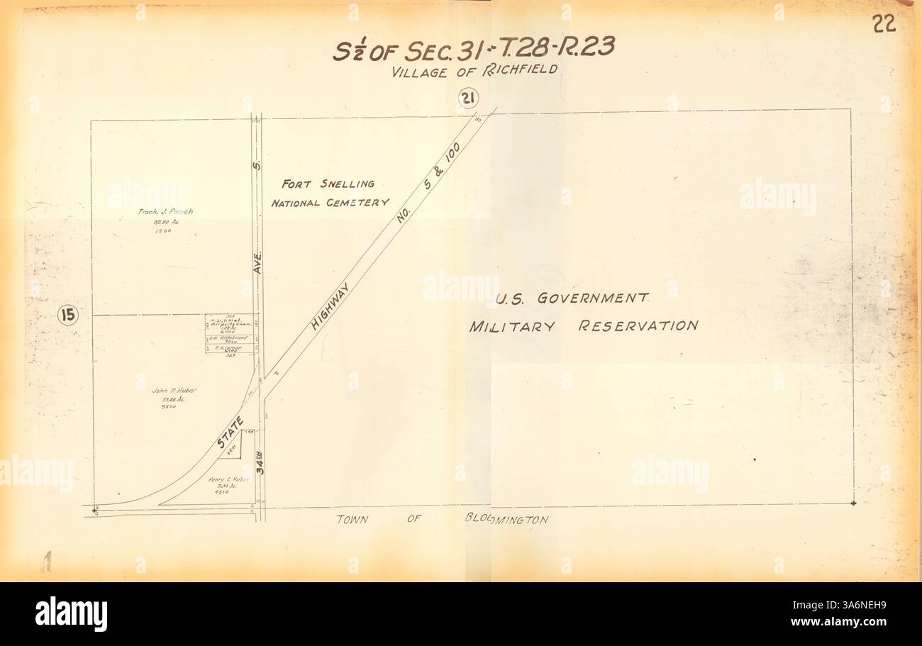 The 1952 Atlas of Richfield, Minnesota, provides a complete set of maps ...