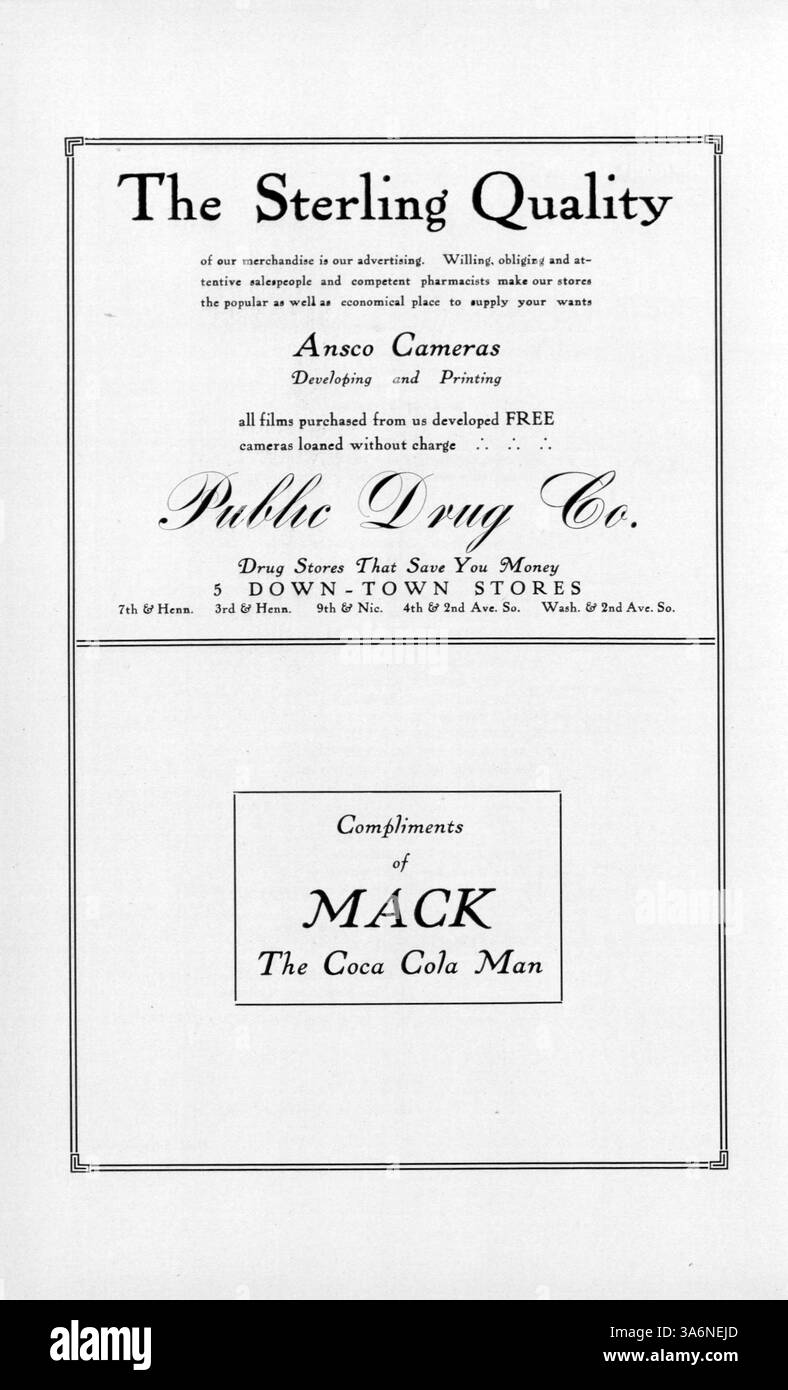 The 1916 'Callopan' yearbook from Blake School provides a record of the ...