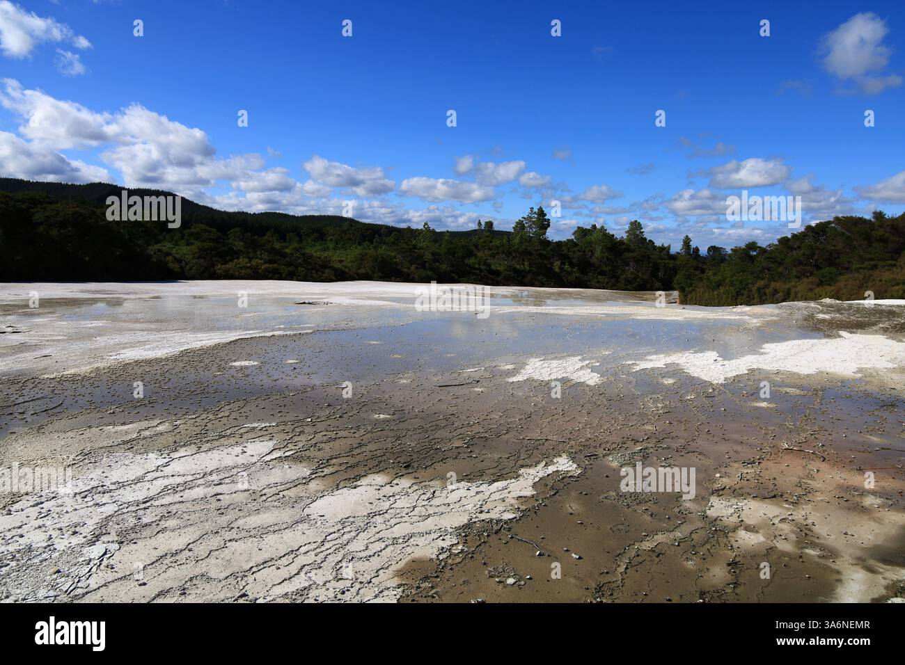 Waiotapu is an active geothermal area at the southern end of the ...