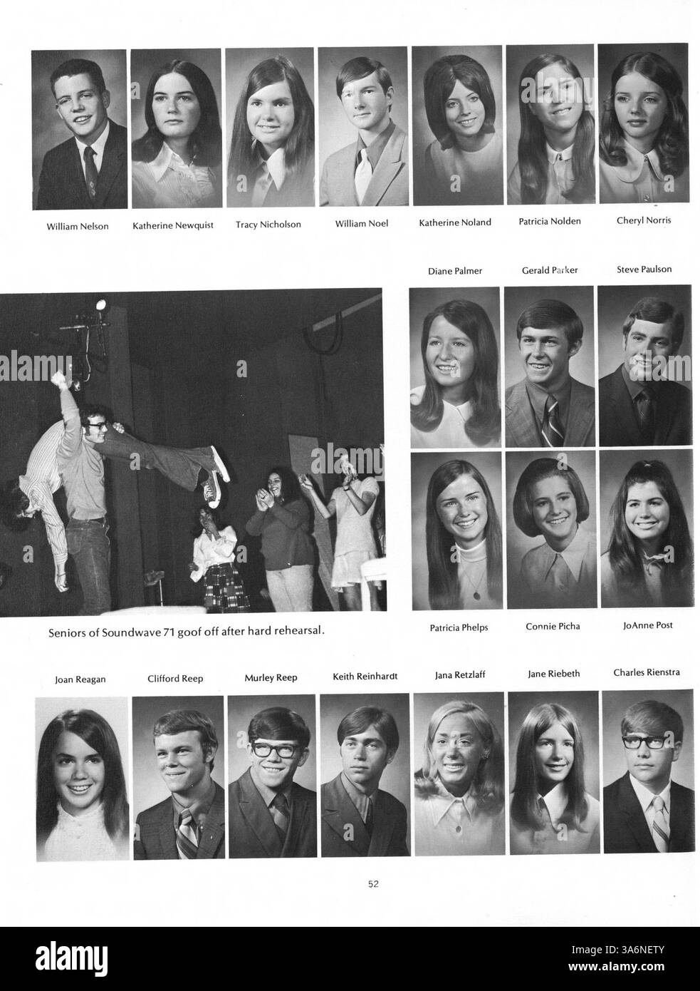 The 1971 'Ike-n-Along' yearbook from Hopkins Eisenhower High School reflects key moments from ...