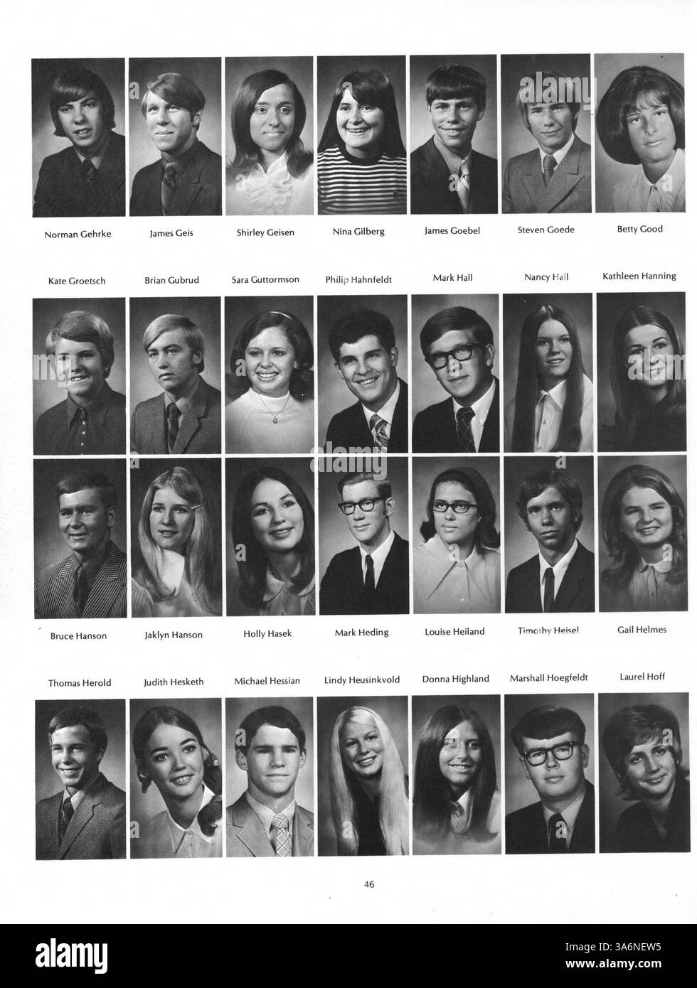 Yearbook from hopkins eisenhower high school 1971 documents significant ...