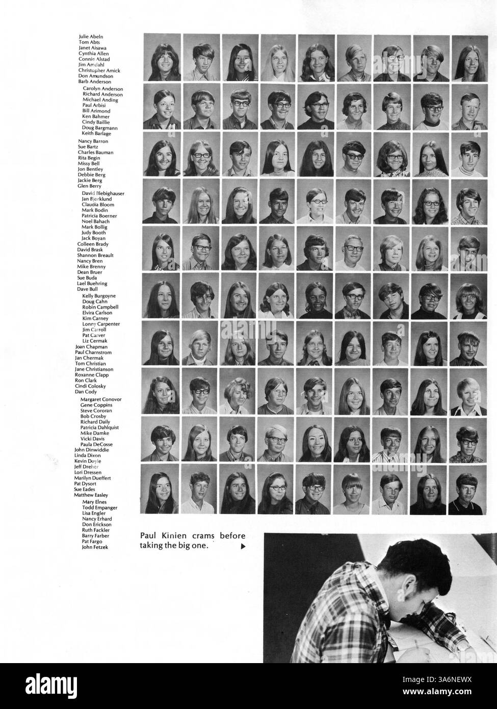 The 1971 'Ike-n-Along' yearbook from Hopkins Eisenhower High School ...
