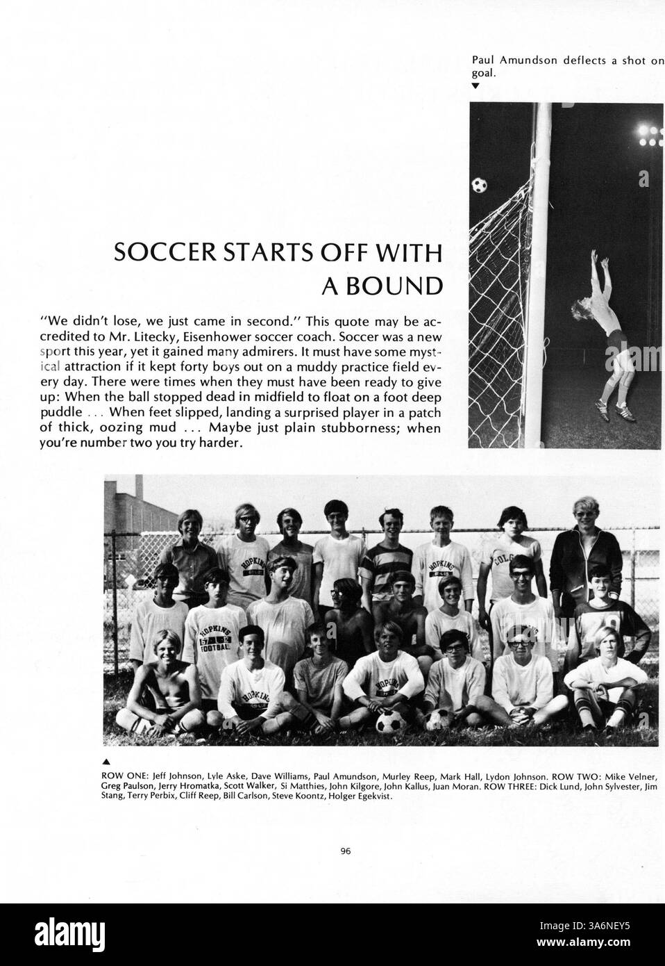 Yearbook from hopkins eisenhower high school 1971 documents key events ...