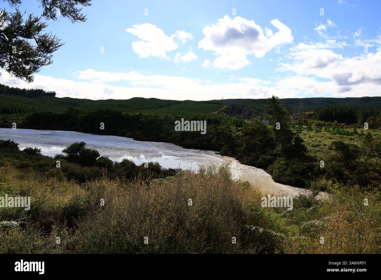 Waiotapu is an active geothermal area at the southern end of the ...