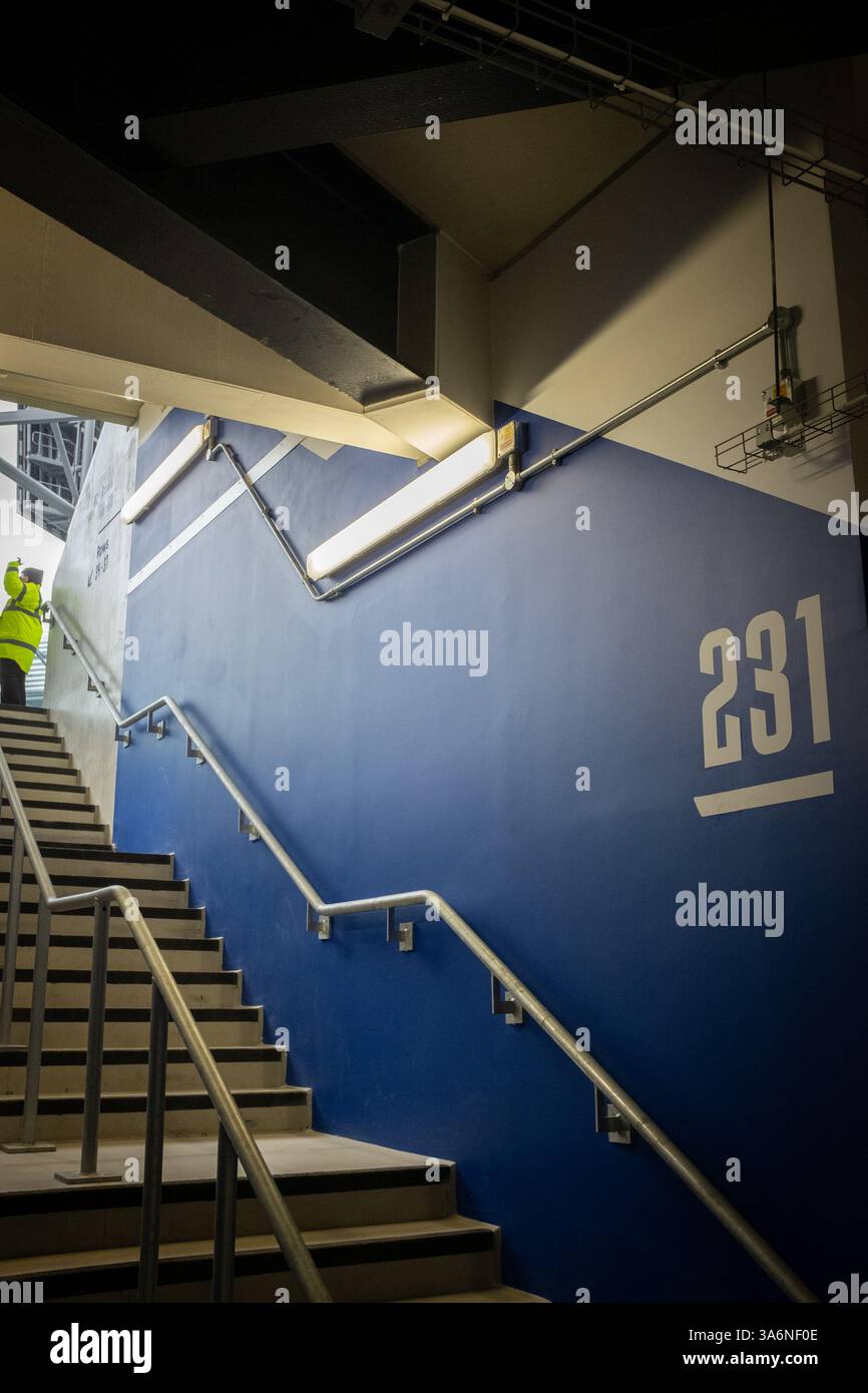 Bramley Moore Dock, Everton FC Stock Photo - Alamy