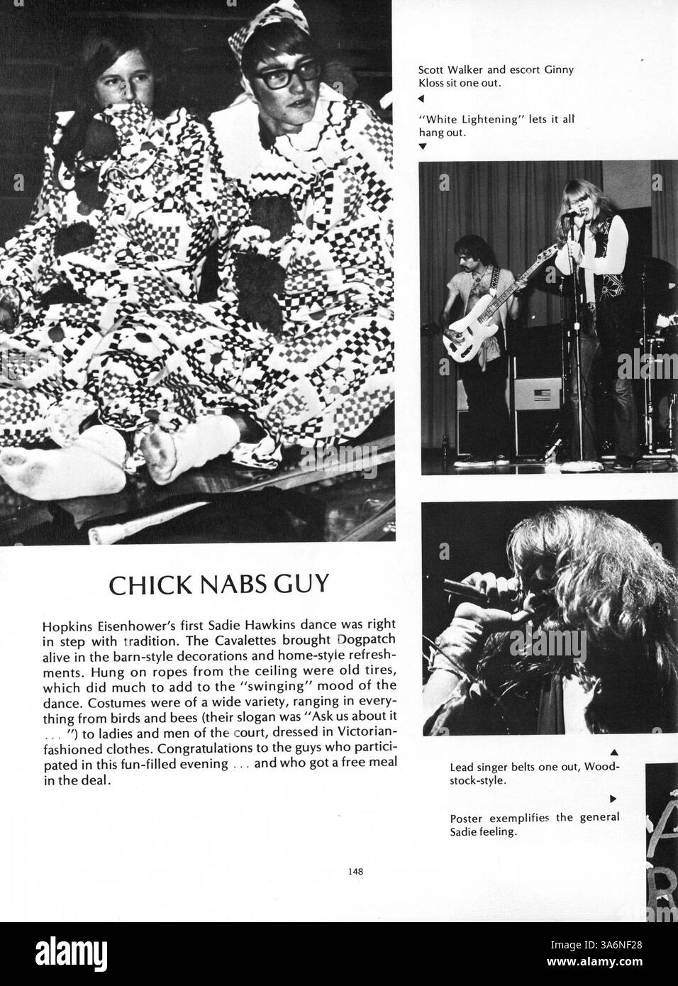 Ike-n-Along, the 1971 Hopkins Eisenhower Yearbook, highlights the ...