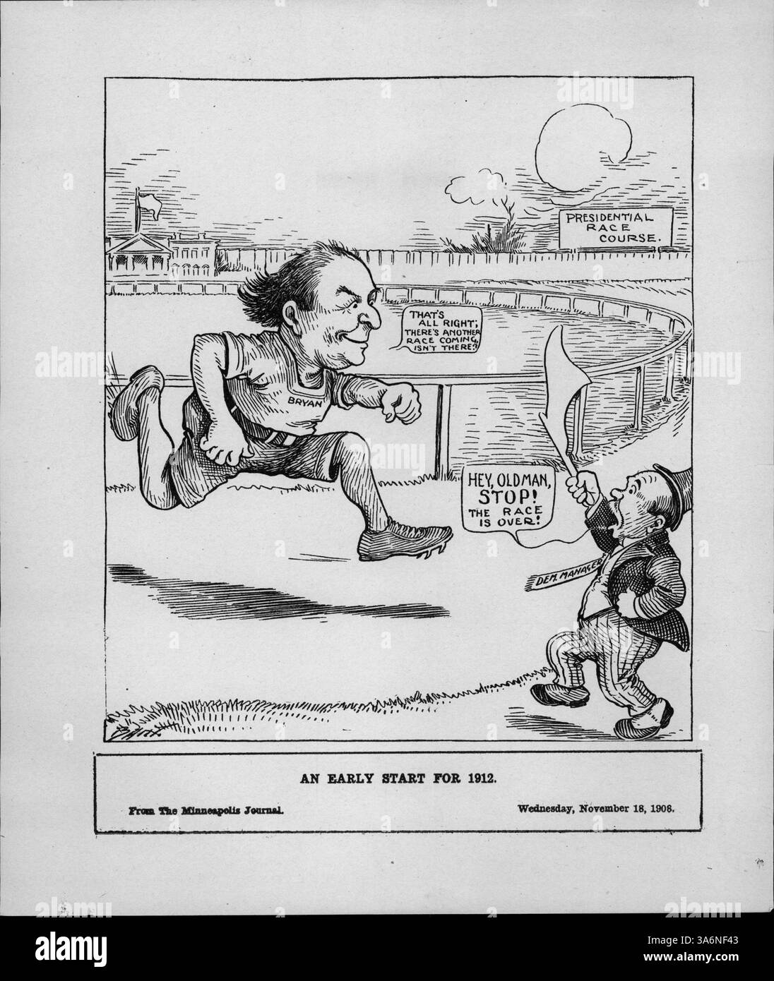 William Jennings Bryan announces his bid for the 1912 Democratic ...