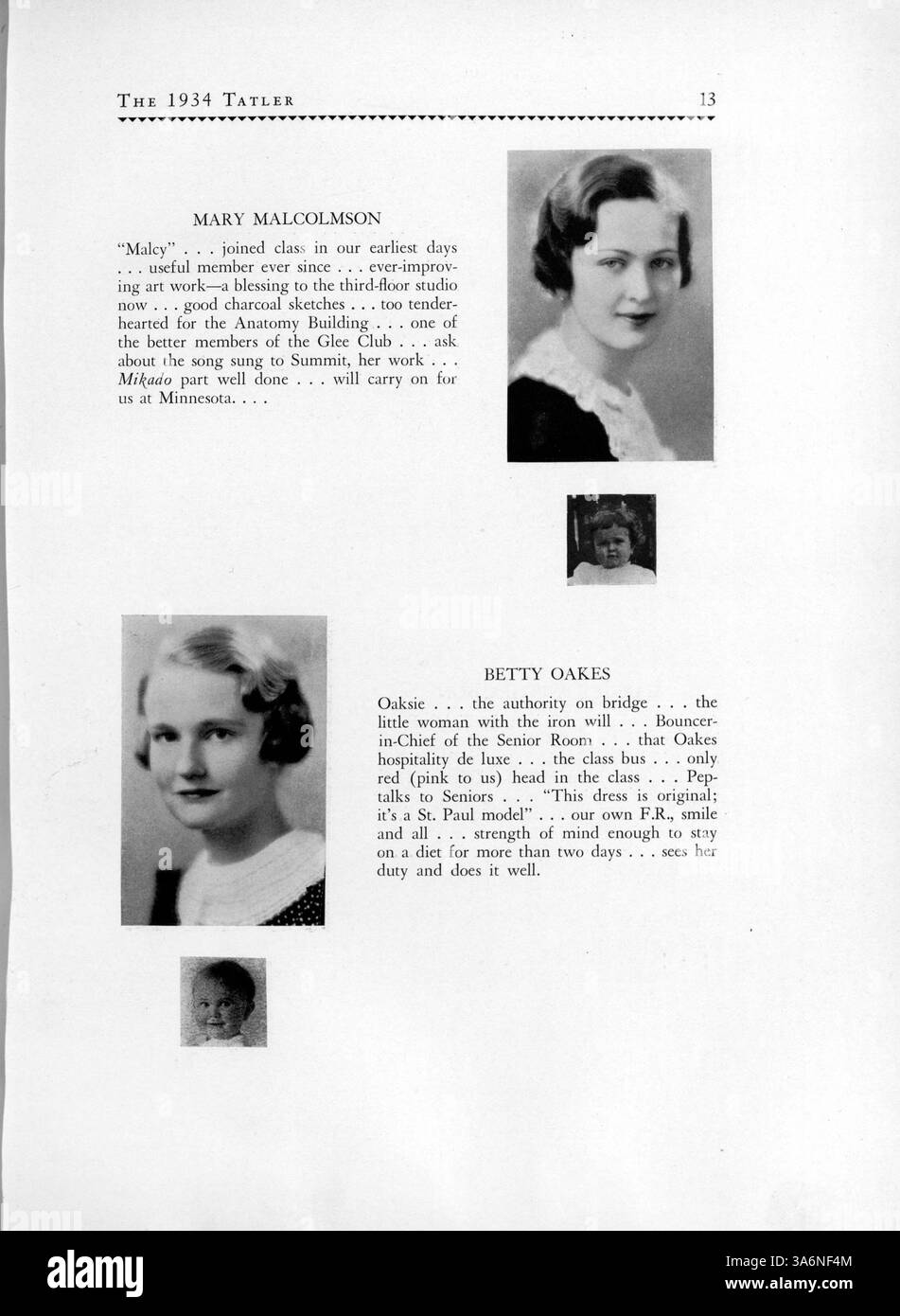This 1934 'Tatler' yearbook from Northrop Collegiate captures the ...